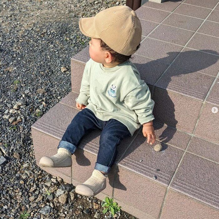 GU baby「これからの時期に大活躍！」「動きやすく、着心地も 」超使える★ロンT＆半袖Tシャツ4選｜たまひよ